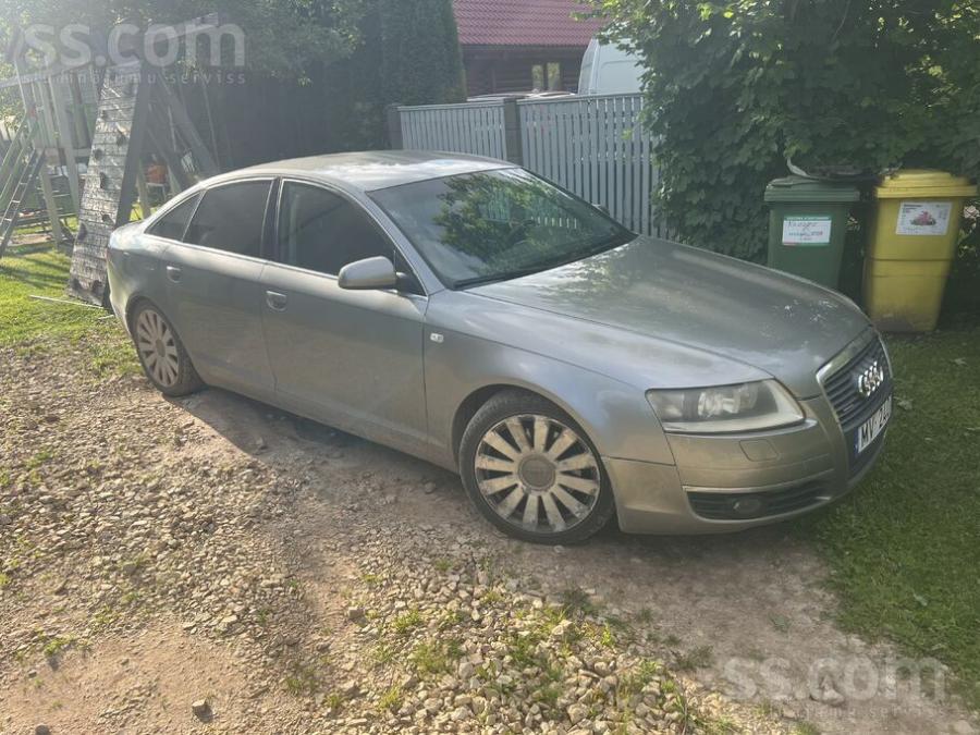 Grey Audi A6 2004 in Riga, with an engine capacity of 3.00 L and mileage of 375 thousand km for 1200 €, photo 4 on AUTOMOTO.COM.LV