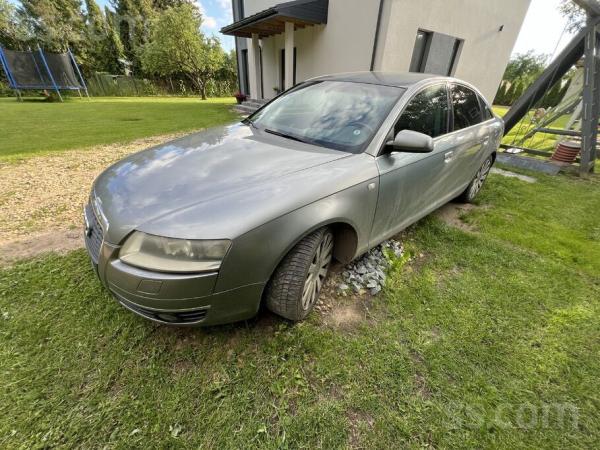 Pelēks Audi A6 2004 Rīga, ar dzinēja tilpumu 3.00 L un nobraukumu 375 tūkst. km par 1200 €, foto 4 vietnē AUTOMOTO.COM.LV