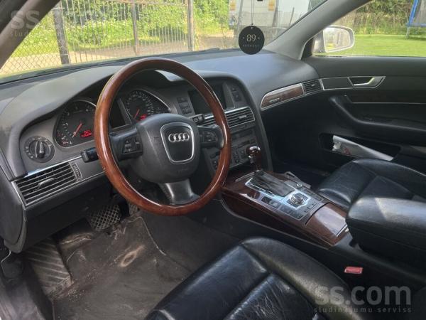 Pelēks Audi A6 2004 Rīga, ar dzinēja tilpumu 3.00 L un nobraukumu 375 tūkst. km par 1200 €, foto 7 vietnē AUTOMOTO.COM.LV