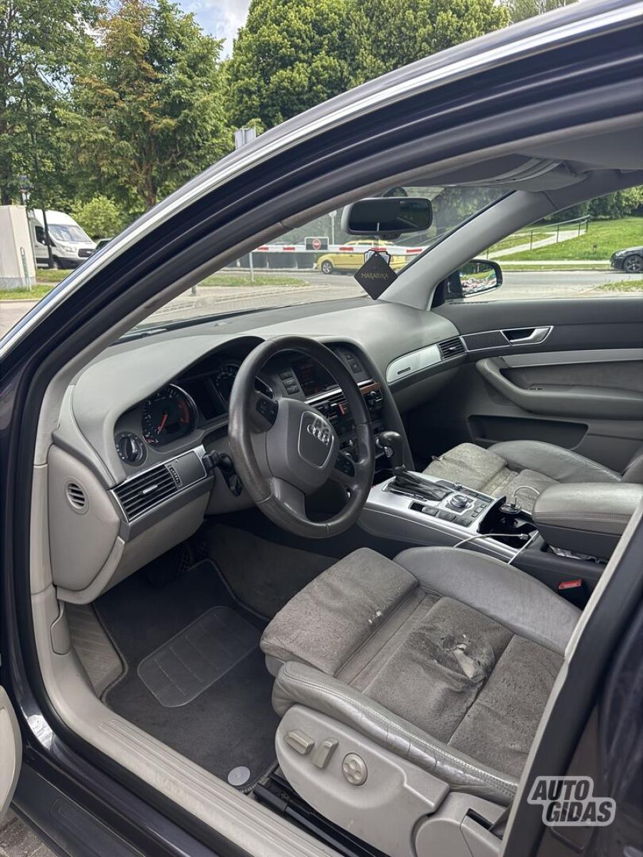 Pelēks Audi A6 2004 Viļņa, ar dzinēja tilpumu 3.00 L un nobraukumu 371 tūkst. km par 3000 €, foto 8 vietnē AUTOMOTO.COM.LV