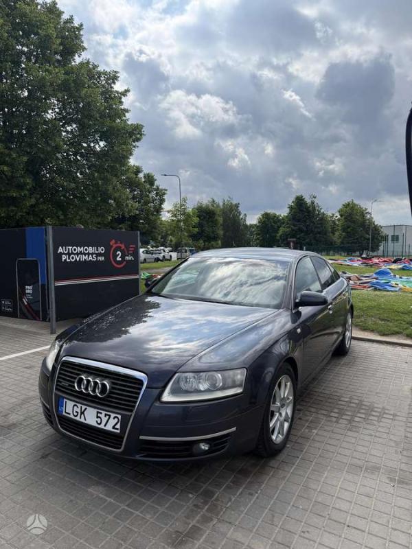 Pelēks Audi A6 2004 Viļņa, ar dzinēja tilpumu 2.97 L un nobraukumu 371 tūkst. km par 3000 €, foto 1 vietnē AUTOMOTO.COM.LV
