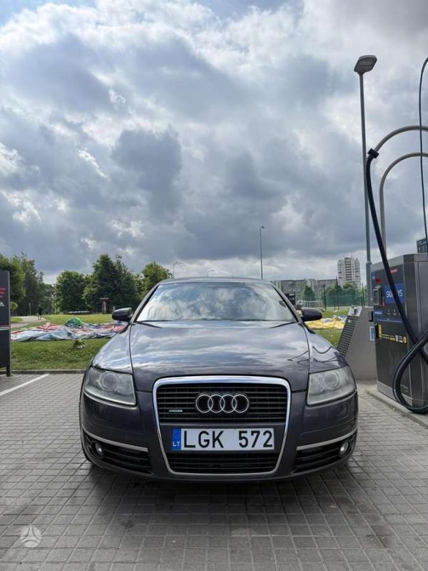 Pelēks Audi A6 2004 Viļņa, ar dzinēja tilpumu 2.97 L un nobraukumu 371 tūkst. km par 3000 €, foto 2 vietnē AUTOMOTO.COM.LV
