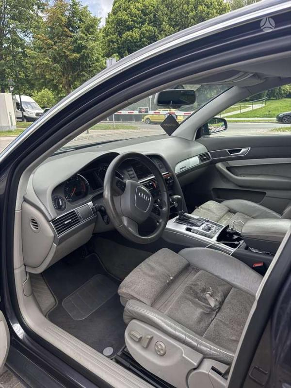 Pelēks Audi A6 2004 Viļņa, ar dzinēja tilpumu 2.97 L un nobraukumu 371 tūkst. km par 3000 €, foto 5 vietnē AUTOMOTO.COM.LV