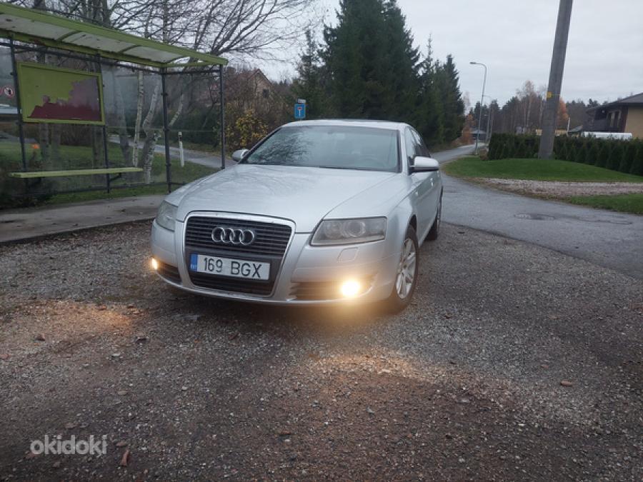 Pelēks Audi A6 2004 Tallina, ar dzinēja tilpumu 2.70 L un nobraukumu 400 tūkst. km par 1399 €, foto 1 vietnē AUTOMOTO.COM.LV