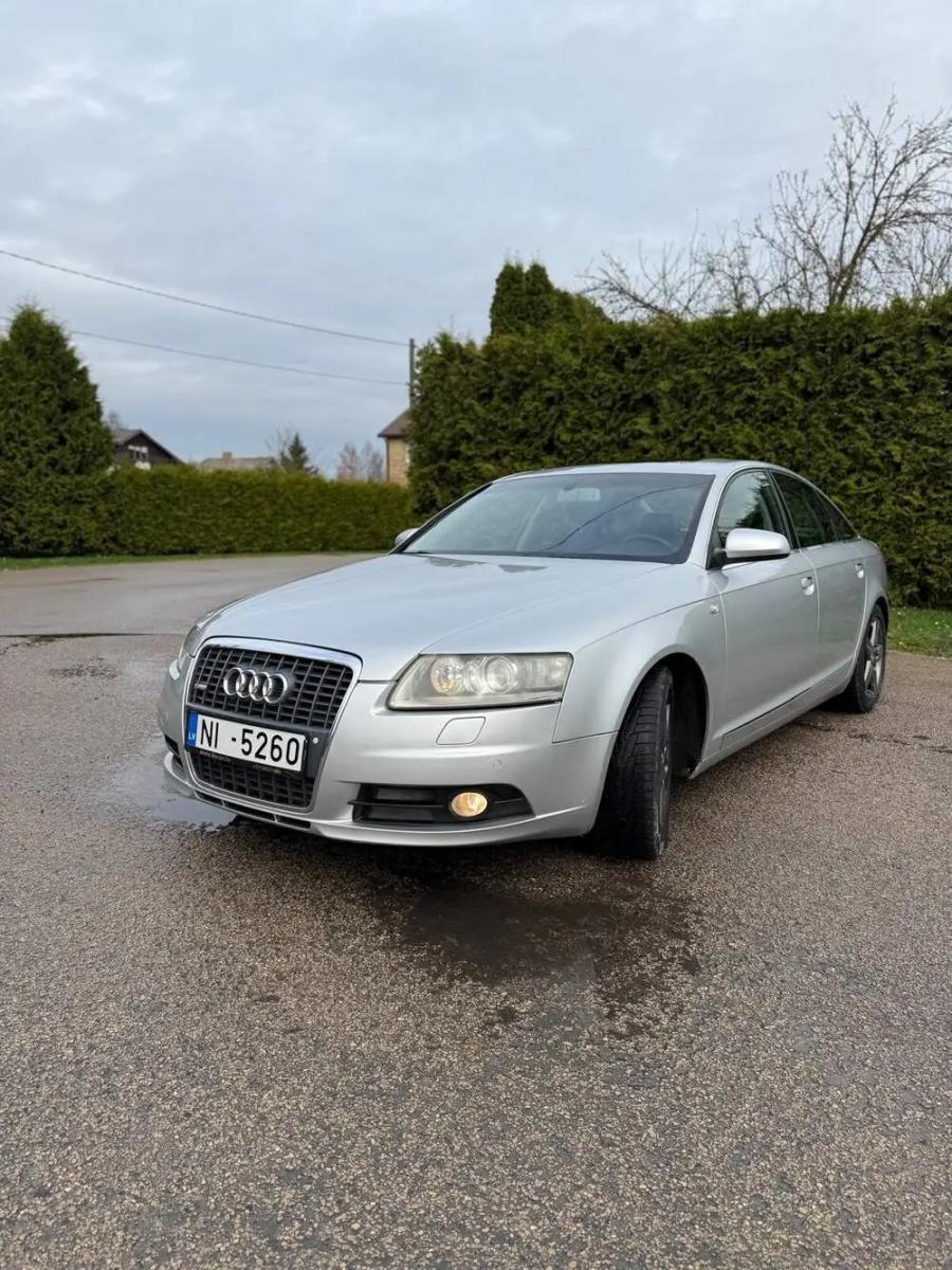 Grey Audi A6 2004 in Riga, with an engine capacity of 3.00 L and mileage of 330 thousand km for 4500 €, photo 1 on AUTOMOTO.COM.LV