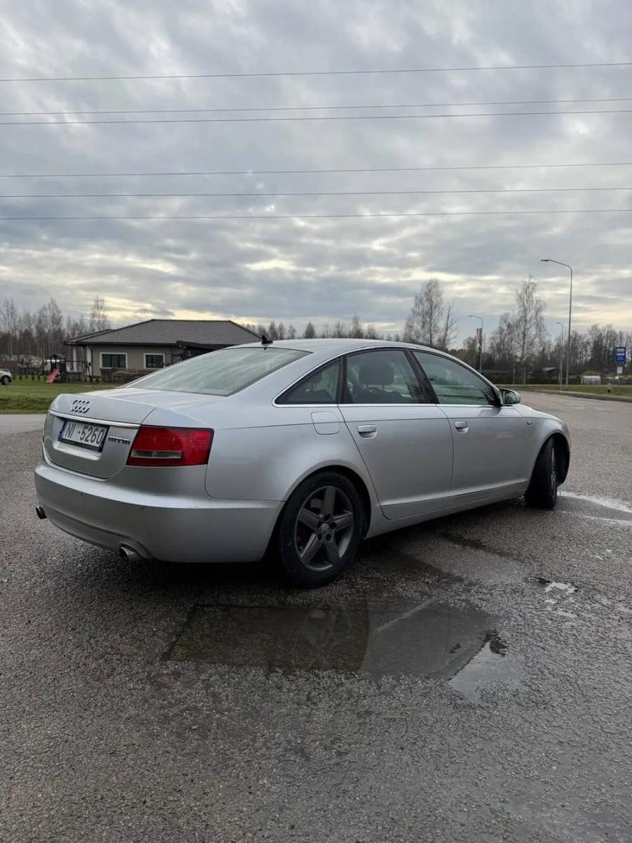 Grey Audi A6 2004 in Riga, with an engine capacity of 3.00 L and mileage of 330 thousand km for 4500 €, photo 5 on AUTOMOTO.COM.LV