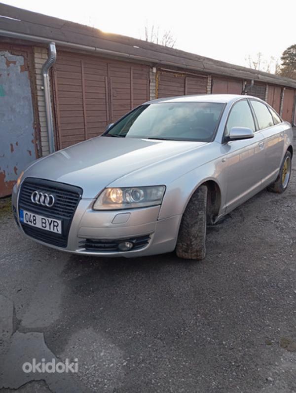 Grey Audi A6 2004 in Tallinn, with an engine capacity of 3.00 L and mileage of 452 thousand km for 1200 €, photo 1 on AUTOMOTO.COM.LV