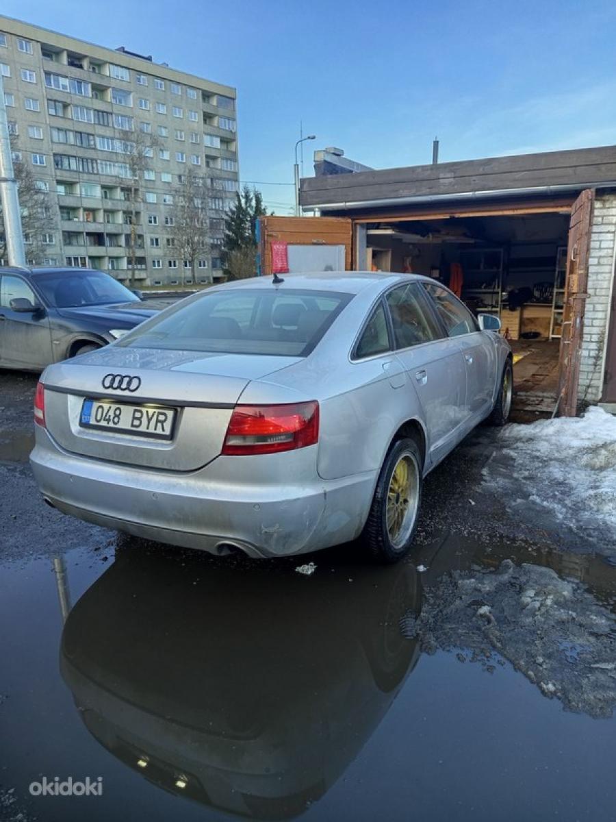 Pelēks Audi A6 2004 Tallina, ar dzinēja tilpumu 3.00 L un nobraukumu 452 tūkst. km par 1200 €, foto 24 vietnē AUTOMOTO.COM.LV