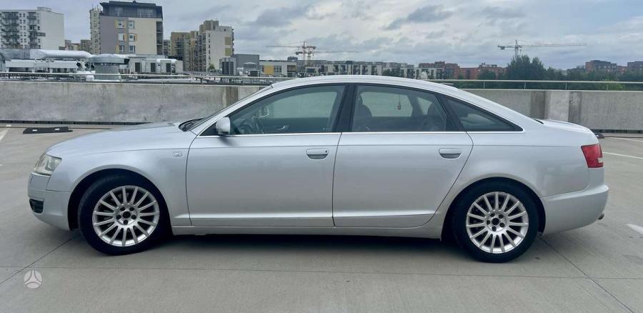 Grey Audi A6 2004 in Vilnius, with an engine capacity of 3.12 L and mileage of 280 thousand km for 1950 €, photo 4 on AUTOMOTO.COM.LV