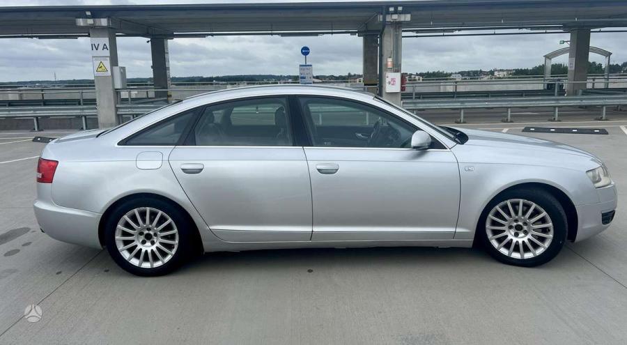 Grey Audi A6 2004 in Vilnius, with an engine capacity of 3.12 L and mileage of 280 thousand km for 1950 €, photo 9 on AUTOMOTO.COM.LV
