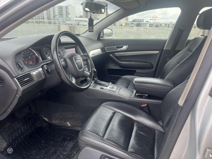 Grey Audi A6 2004 in Vilnius, with an engine capacity of 3.12 L and mileage of 280 thousand km for 1950 €, photo 13 on AUTOMOTO.COM.LV