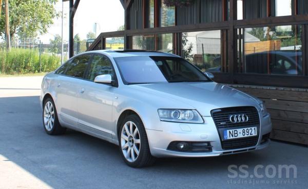 Grey Audi A6 2004 in Riga, with an engine capacity of 3.00 L and mileage of 0 thousand km for 2890 €, photo 8 on AUTOMOTO.COM.LV