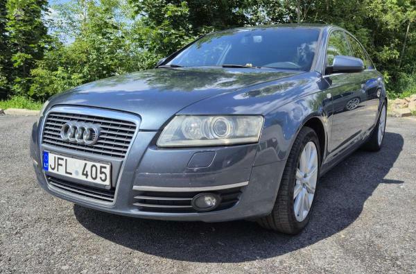 Grey Audi A6 2004 in Vilnius, with an engine capacity of 2.39 L and mileage of 316 thousand km for 2550 €, photo 2 on AUTOMOTO.COM.LV