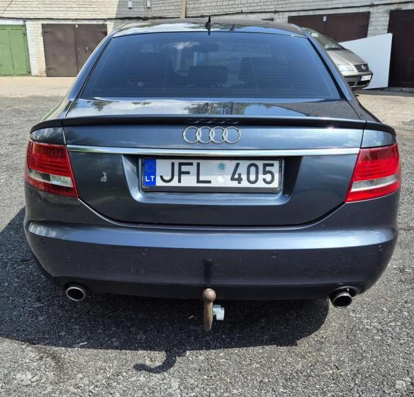 Grey Audi A6 2004 in Vilnius, with an engine capacity of 2.39 L and mileage of 316 thousand km for 2550 €, photo 9 on AUTOMOTO.COM.LV