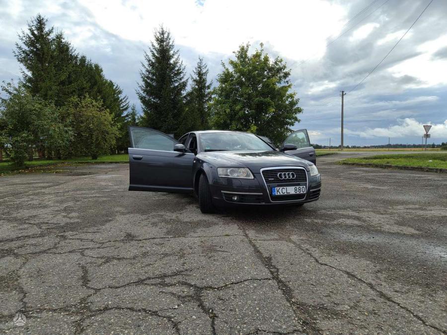 Grey Audi A6 2004 in Joniskis, with an engine capacity of 2.97 L and mileage of 315 thousand km for 2650 €, photo 1 on AUTOMOTO.COM.LV