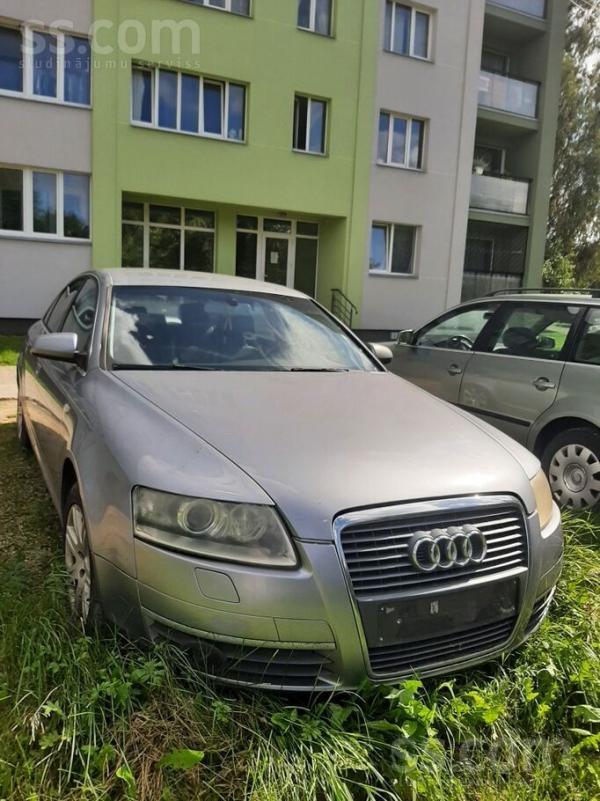 Grey Audi A6 2004 in Riga, with an engine capacity of 2.40 L and mileage of 392 thousand km for 1600 €, photo 3 on AUTOMOTO.COM.LV