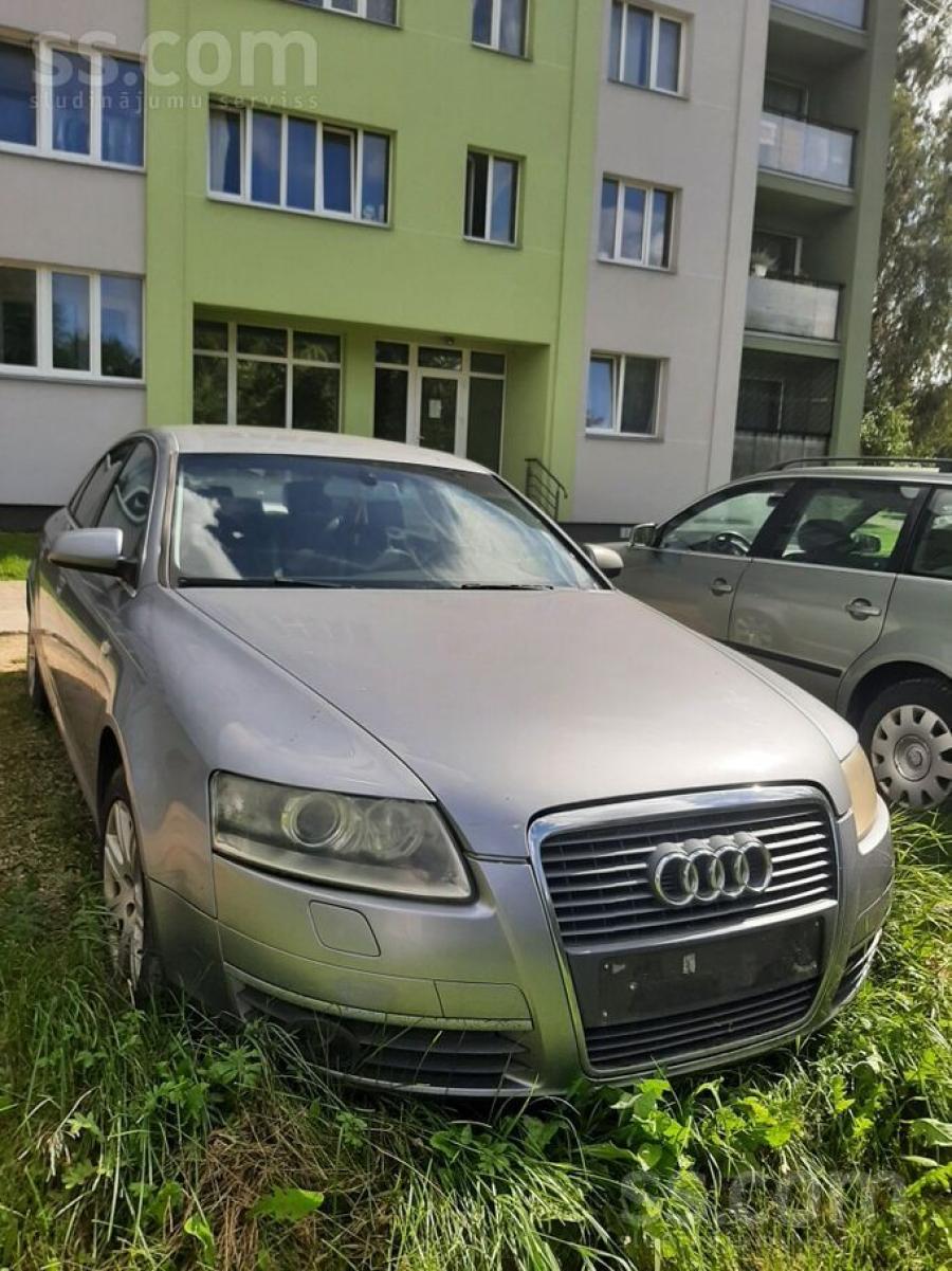 Grey Audi A6 2004 in Riga, with an engine capacity of 2.40 L and mileage of 392 thousand km for 1600 €, photo 3 on AUTOMOTO.COM.LV