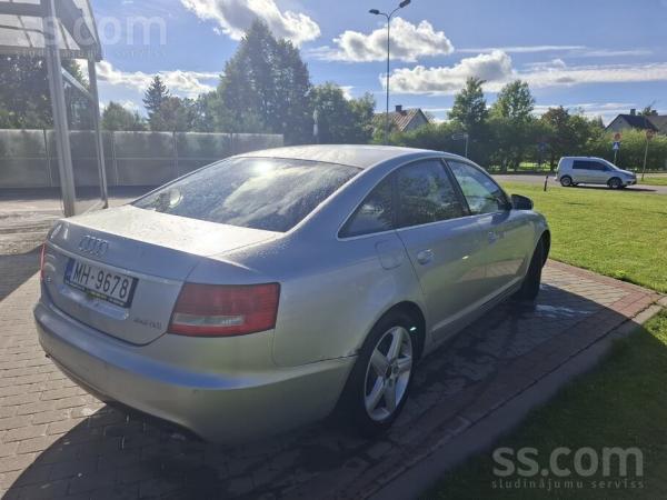 Grey Audi A6 2004 in Cesis, with an engine capacity of 2.00 L and mileage of 441 thousand km for 2350 €, photo 3 on AUTOMOTO.COM.LV