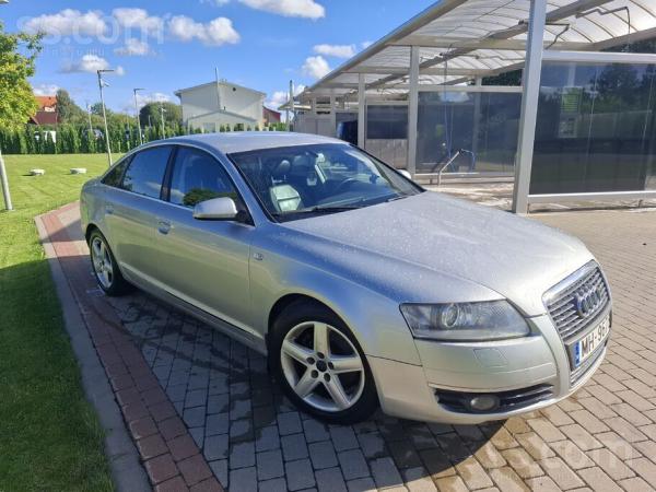 Grey Audi A6 2004 in Cesis, with an engine capacity of 2.00 L and mileage of 441 thousand km for 2350 €, photo 4 on AUTOMOTO.COM.LV