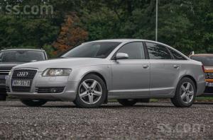 Grey Audi A6 2004 in Riga, with an engine capacity of 2.00 L and mileage of 441 thousand km for 1690 €, photo  on AUTOMOTO.COM.LV