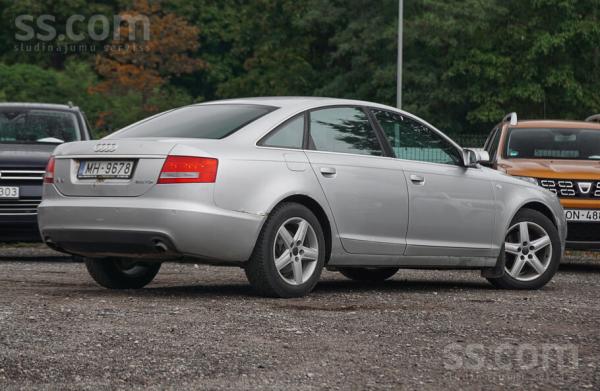 Grey Audi A6 2004 in Riga, with an engine capacity of 2.00 L and mileage of 441 thousand km for 1690 €, photo 8 on AUTOMOTO.COM.LV