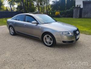 Pelēks Audi A6 2004 Ludza, ar dzinēja tilpumu 3.00 L un nobraukumu 335 tūkst. km par 2500 €, foto  vietnē AUTOMOTO.COM.LV