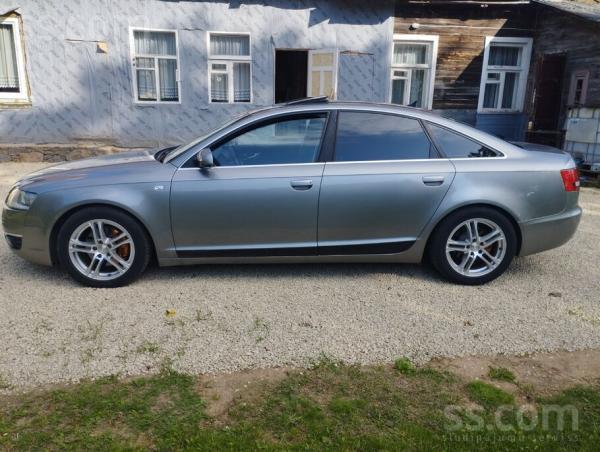 Audi A6 2004 in Ludza on AUTOMOTO.COM.LV Grey Audi A6 2004 in Ludza, with an engine capacity of 3.00 L and mileage of 335 thousand km for 2500 €, photo 6 on AUTOMOTO.COM.LV