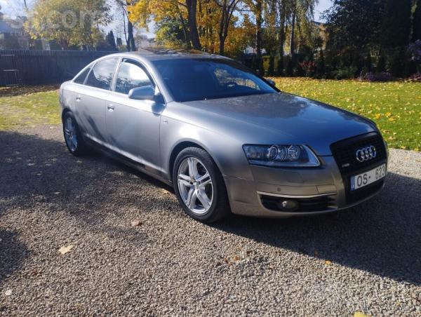 Pelēks Audi A6 2004 Ludza, ar dzinēja tilpumu 3.00 L un nobraukumu 336 tūkst. km par 1700 €, foto 1 vietnē AUTOMOTO.COM.LV