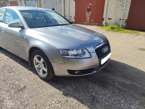Grey Audi A6 2004 in Utena, with an engine capacity of 2.40 L and mileage of 355 thousand km for 1650 €, photo 4 on AUTOMOTO.COM.LV