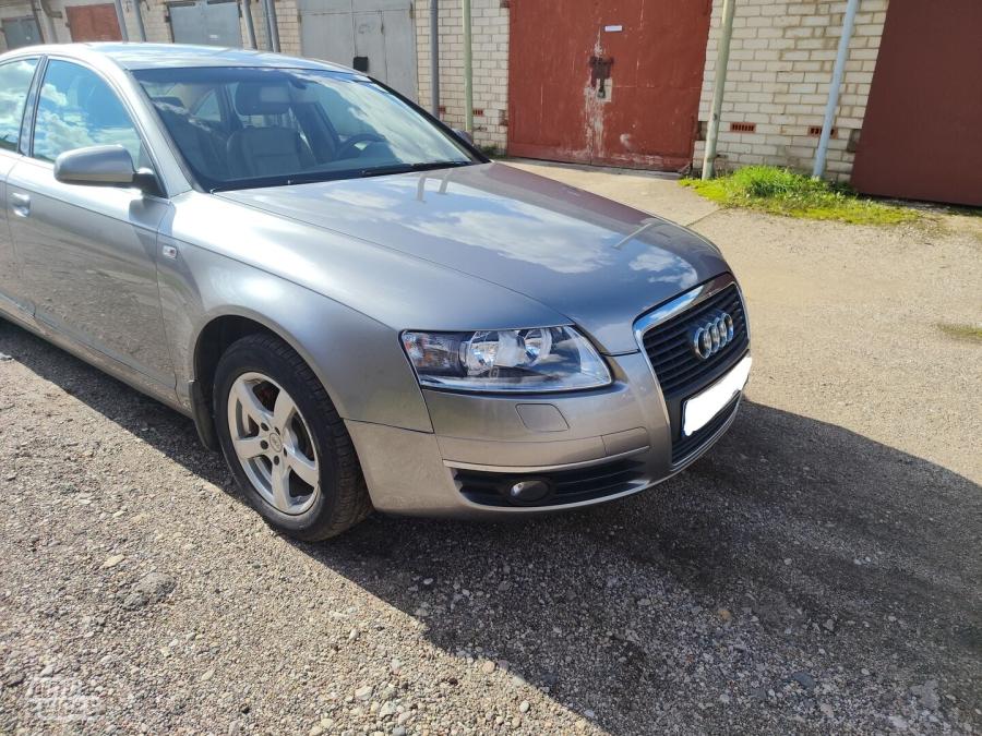 Grey Audi A6 2004 in Utena, with an engine capacity of 2.40 L and mileage of 355 thousand km for 1650 €, photo 4 on AUTOMOTO.COM.LV