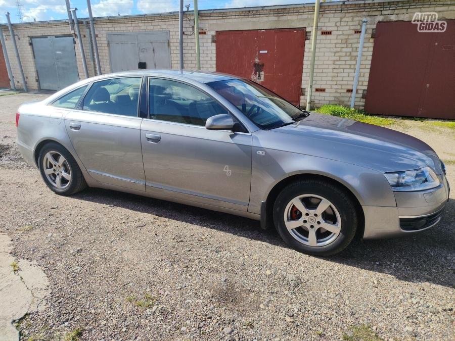 Grey Audi A6 2004 in Utena, with an engine capacity of 2.40 L and mileage of 355 thousand km for 1650 €, photo 6 on AUTOMOTO.COM.LV