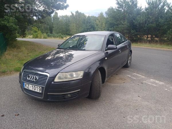 Grey Audi A6 2005 in Riga, with an engine capacity of 3.00 L and mileage of 436 thousand km for 2700 €, photo 1 on AUTOMOTO.COM.LV
