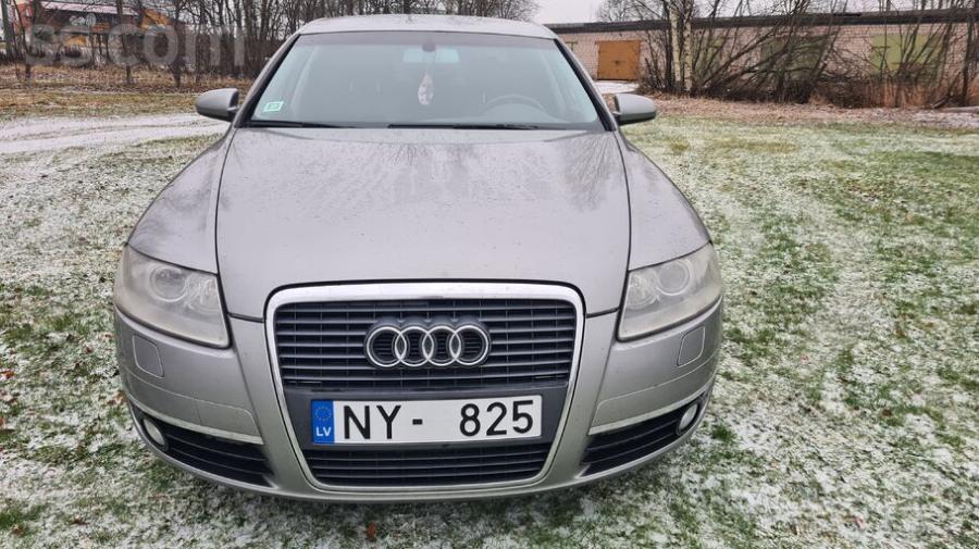Grey Audi A6 2005 in Balvi, with an engine capacity of 2.70 L and mileage of 432 thousand km for 2050 €, photo 2 on AUTOMOTO.COM.LV