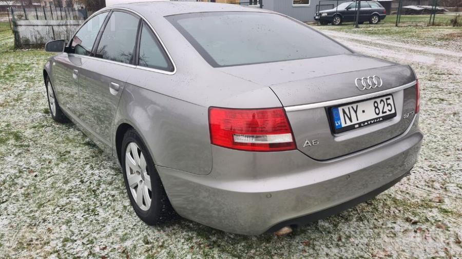 Grey Audi A6 2005 in Balvi, with an engine capacity of 2.70 L and mileage of 432 thousand km for 2050 €, photo 4 on AUTOMOTO.COM.LV