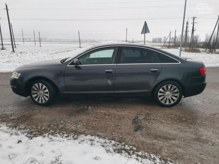 Pelēks Audi A6 2005 Ariogala, ar dzinēja tilpumu 3.00 L un nobraukumu 345 tūkst. km par 1550 €, foto 1 vietnē AUTOMOTO.COM.LV