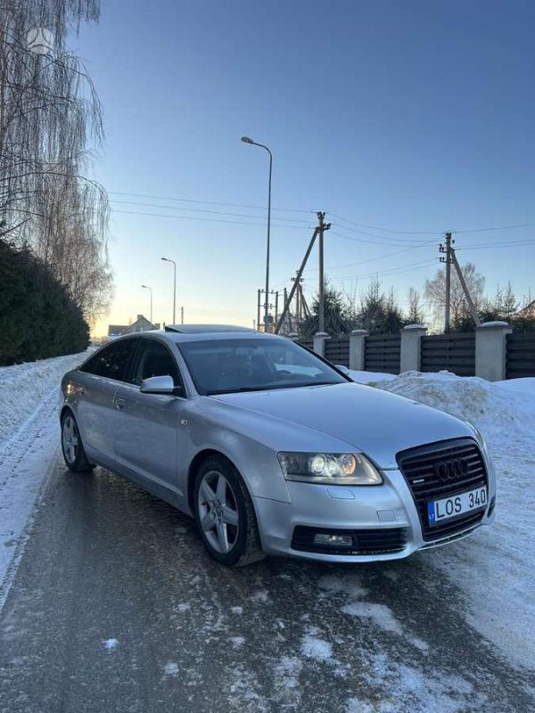 Grey Audi A6 2005 in Vilnius, with an engine capacity of 2.97 L and mileage of 377 thousand km for 3350 €, photo 1 on AUTOMOTO.COM.LV