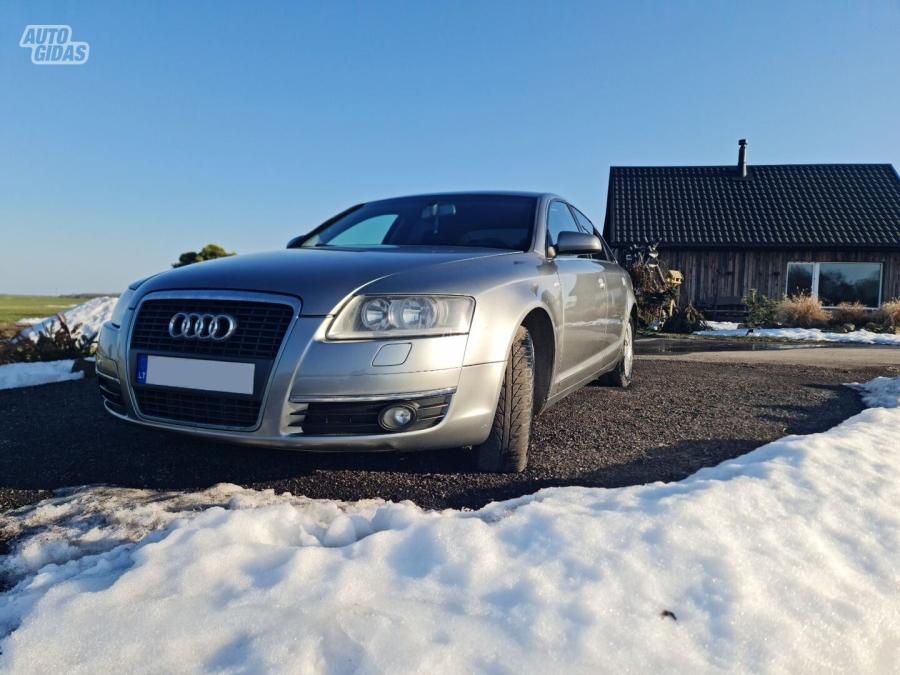 Grey Audi A6 2005 in Vilnius, with an engine capacity of 2.40 L and mileage of 365 thousand km for 1600 €, photo 1 on AUTOMOTO.COM.LV