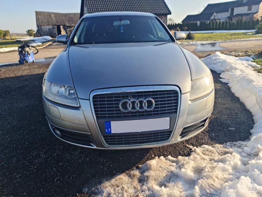 Grey Audi A6 2005 in Vilnius, with an engine capacity of 2.40 L and mileage of 365 thousand km for 1600 €, photo 3 on AUTOMOTO.COM.LV