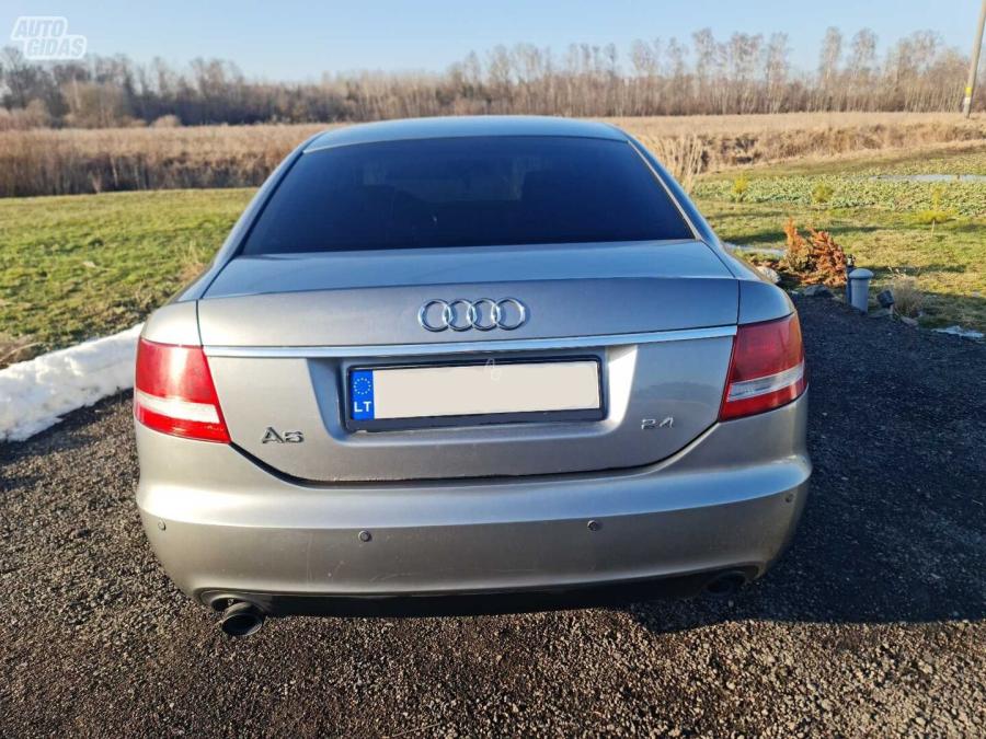 Grey Audi A6 2005 in Vilnius, with an engine capacity of 2.40 L and mileage of 365 thousand km for 1600 €, photo 5 on AUTOMOTO.COM.LV