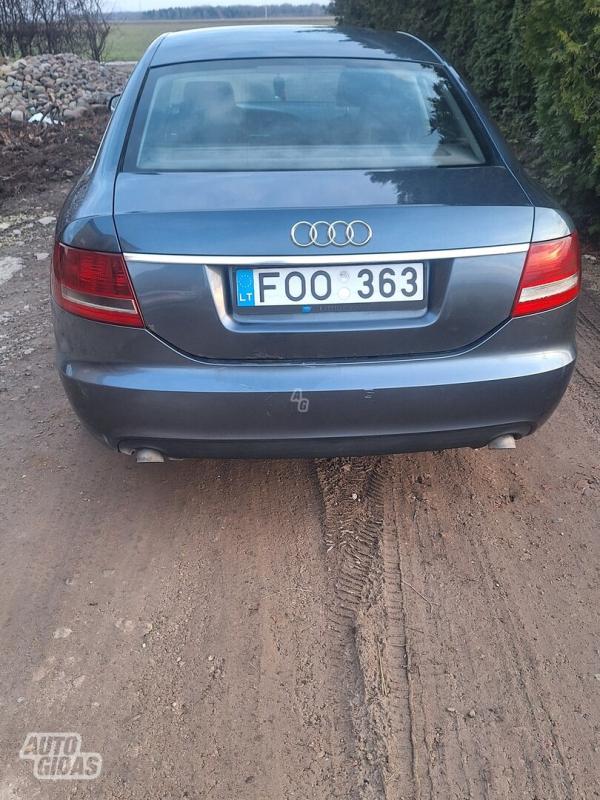 Grey Audi A6 2005 in Pasvalys, with an engine capacity of 2.00 L and mileage of 40 thousand km for 1700 €, photo 6 on AUTOMOTO.COM.LV