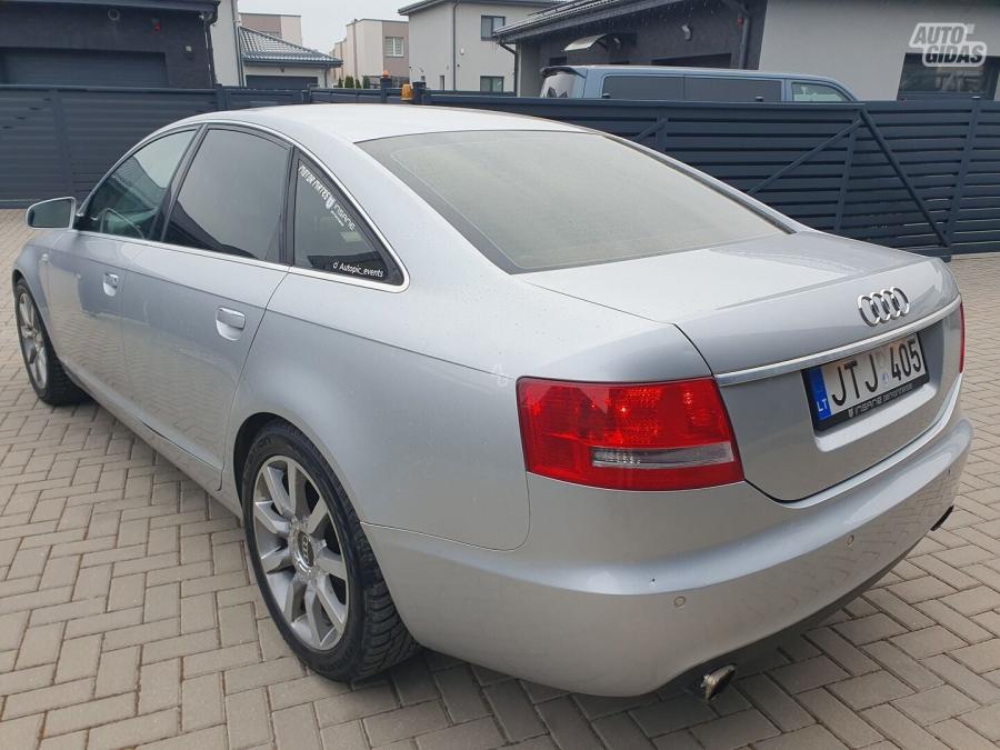 Pelēks Audi A6 2005 Kauņa, ar dzinēja tilpumu 3.20 L un nobraukumu 310 tūkst. km par 1850 €, foto 2 vietnē AUTOMOTO.COM.LV