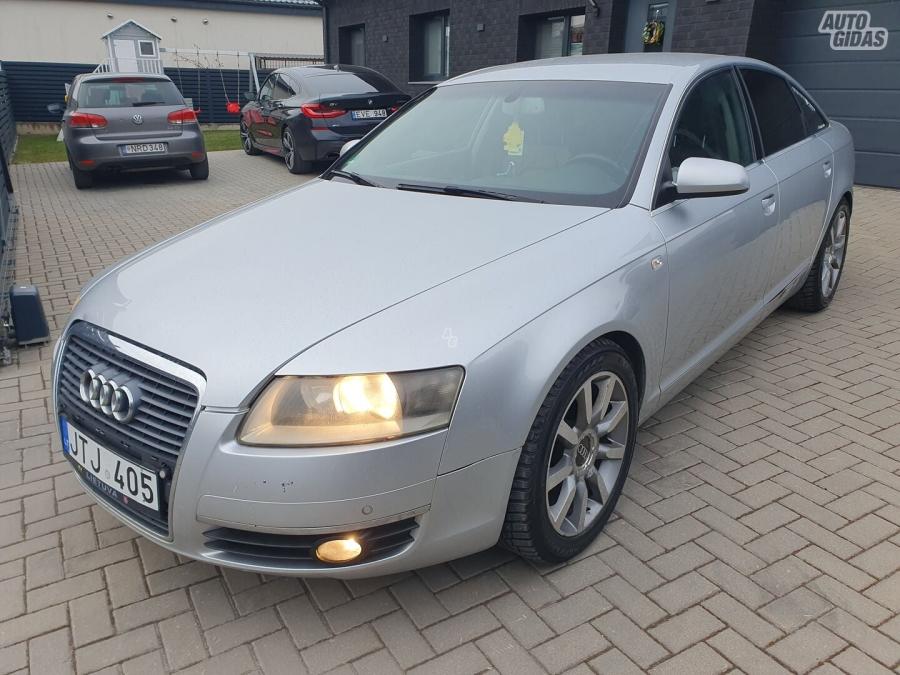 Pelēks Audi A6 2005 Kauņa, ar dzinēja tilpumu 3.20 L un nobraukumu 310 tūkst. km par 1850 €, foto 4 vietnē AUTOMOTO.COM.LV