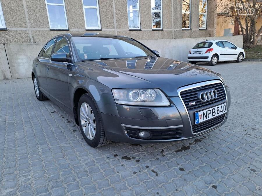 Pelēks Audi A6 2005 Klaipėda, ar dzinēja tilpumu 2.40 L un nobraukumu 300 tūkst. km par 1650 €, foto 4 vietnē AUTOMOTO.COM.LV