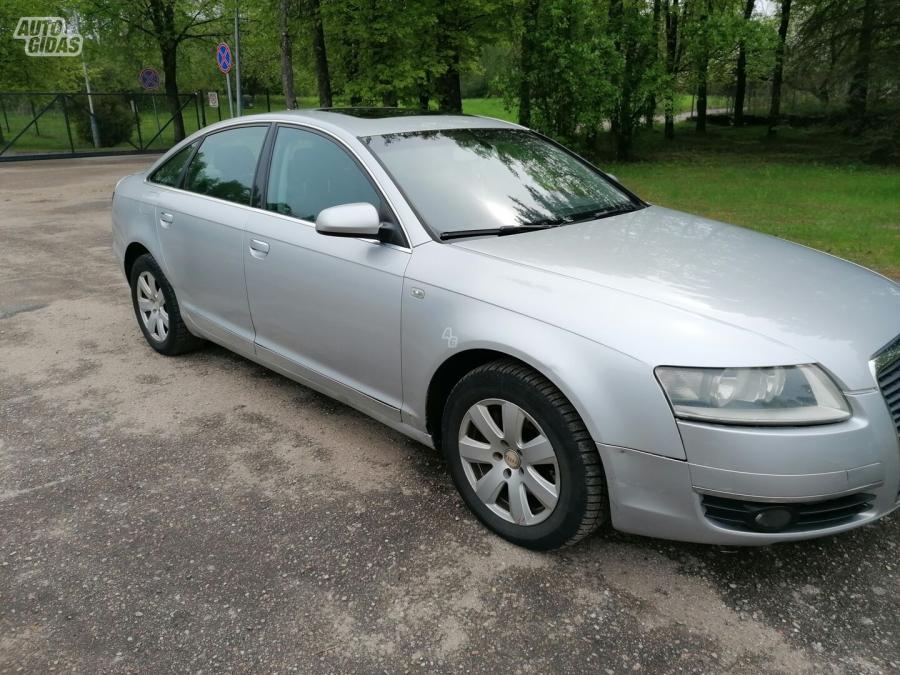 Pelēks Audi A6 2005 Utena, ar dzinēja tilpumu 2.70 L un nobraukumu 393 tūkst. km par 1950 €, foto 3 vietnē AUTOMOTO.COM.LV