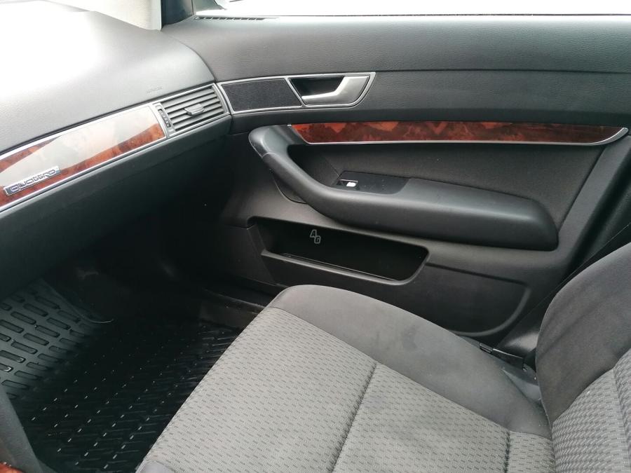 Pelēks Audi A6 2005 Utena, ar dzinēja tilpumu 2.70 L un nobraukumu 393 tūkst. km par 1950 €, foto 18 vietnē AUTOMOTO.COM.LV
