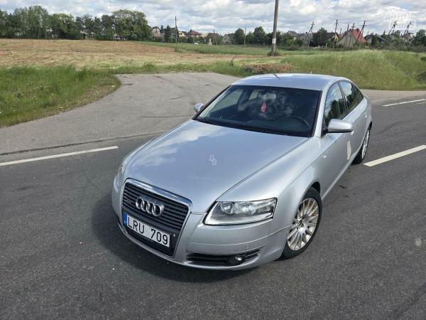 Grey Audi A6 2005 in Kaunas, with an engine capacity of 3.00 L and mileage of 445 thousand km for 1500 €, photo 1 on AUTOMOTO.COM.LV