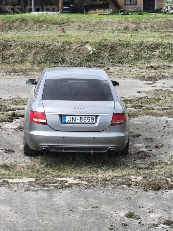 Pelēks Audi A6 2005 Rīga, ar dzinēja tilpumu 2.40 L un nobraukumu 495 tūkst. km par 1300 €, foto 2 vietnē AUTOMOTO.COM.LV