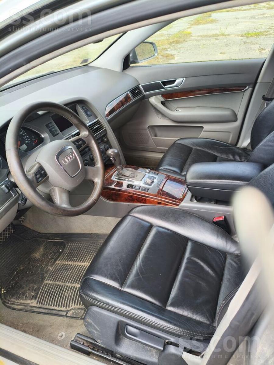 Pelēks Audi A6 2005 Rīga, ar dzinēja tilpumu 2.40 L un nobraukumu 495 tūkst. km par 1300 €, foto 6 vietnē AUTOMOTO.COM.LV