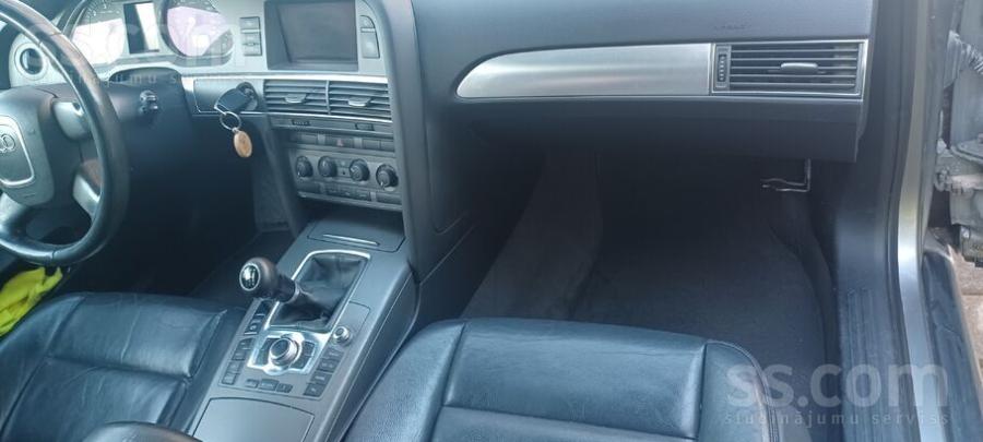 Grey Audi A6 2005 in Tukums, with an engine capacity of 2.00 L and mileage of 340 thousand km for 2650 €, photo 5 on AUTOMOTO.COM.LV