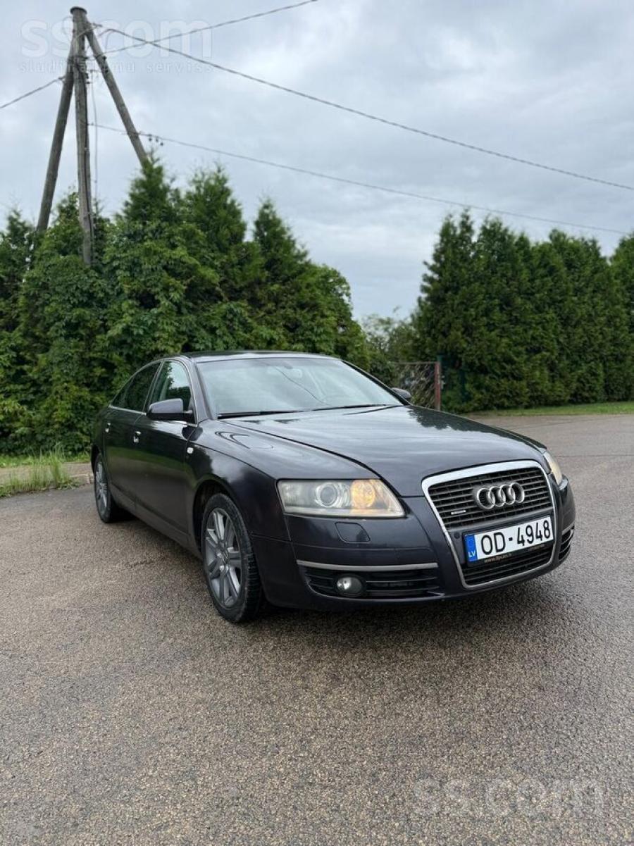 Pelēks Audi A6 2005 Rīga, ar dzinēja tilpumu 3.00 L un nobraukumu 335 tūkst. km par 2500 €, foto 1 vietnē AUTOMOTO.COM.LV
